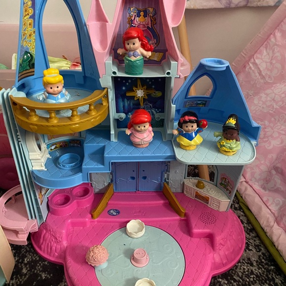 Disney | Toys | Disney Princess Castle Playset Pink Blue And Yellow ...